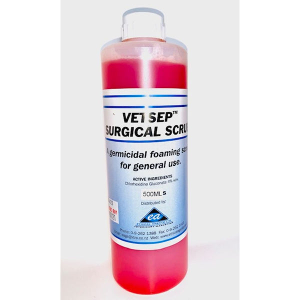 Vetsep Surgical Scrub 500ml - Pet & Paddock