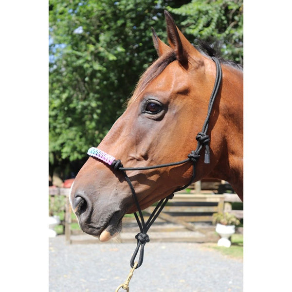Rainbow Padded Nose Rope Halter - Pet & Paddock